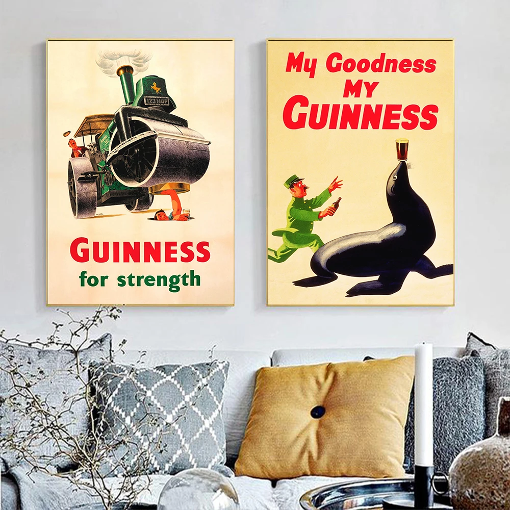 Guinness Beer Posters Vintage
