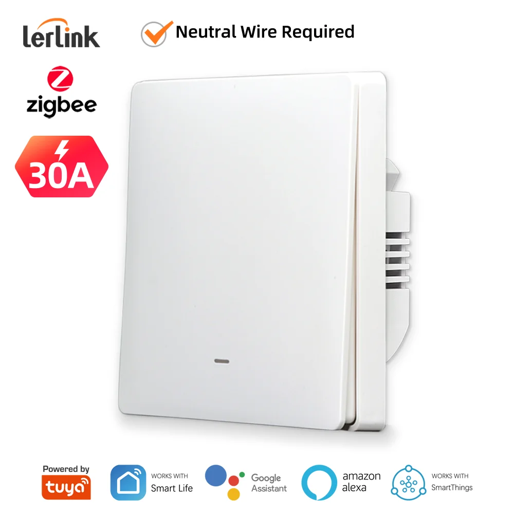 Zigbee Smart Boiler Switch 30a 6600w Tuya Smart Life Wireless Water ...