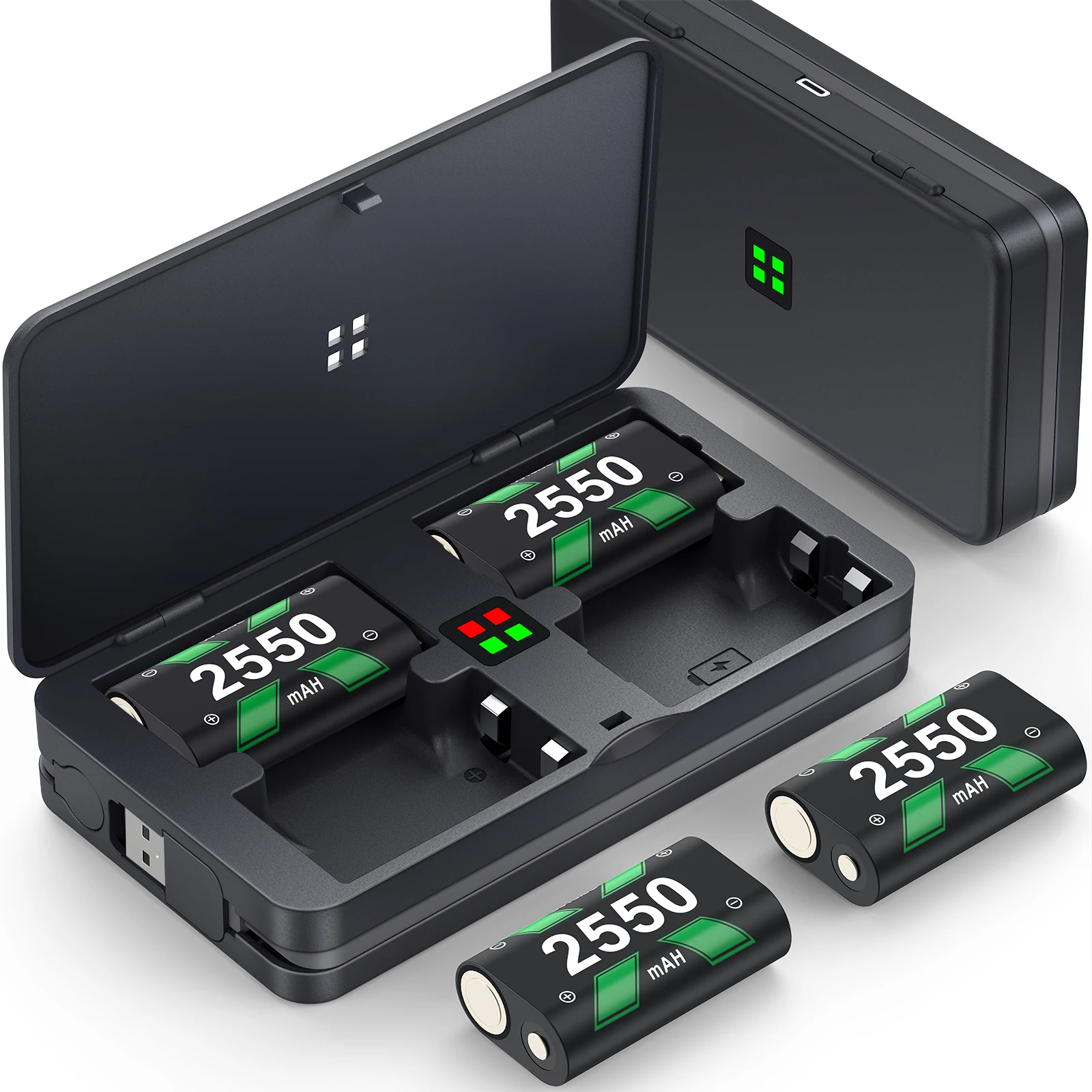 Bateria recarregável multifuncional para xbox série x/s xbox one s/x ...