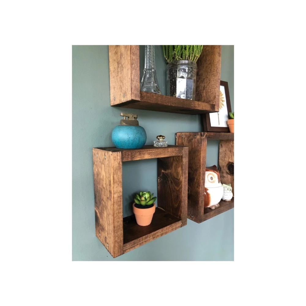 Square Bookcase Shelves