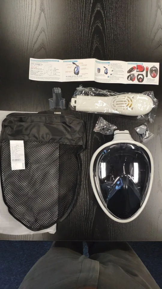 Full Face Diving Mask Round Lens Design - Life Changing Products