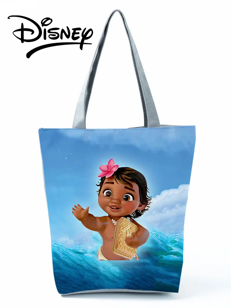 Disney Moana Handbag Cartoon Black Person Girl Women Shoulder Bag Ocean ...