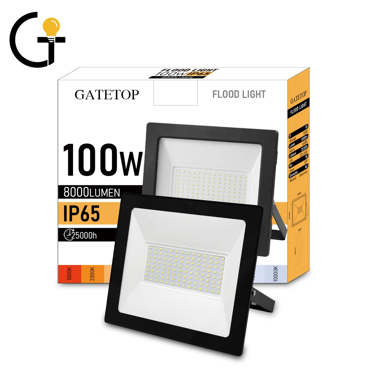 100w-Floodlight-Super-Bright-Ip65-Dust-proof-Waterproof-Outdoor-Led ...