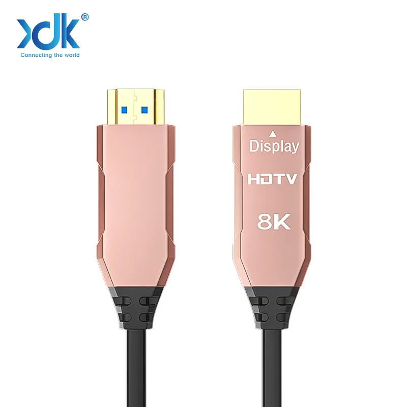 Rose Gold 8K@60Hz Fiber Active Optical Cable HDTV 2.1 Premium Optic ...