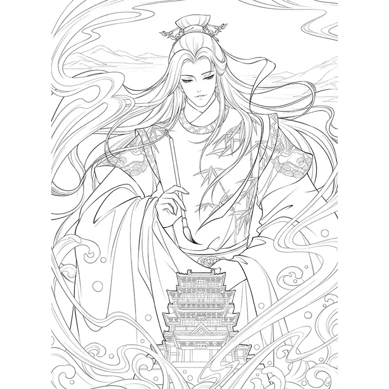 Ancient Chinese Coloring Pages 2025 Ancient Chinese Coloring Pages 2025