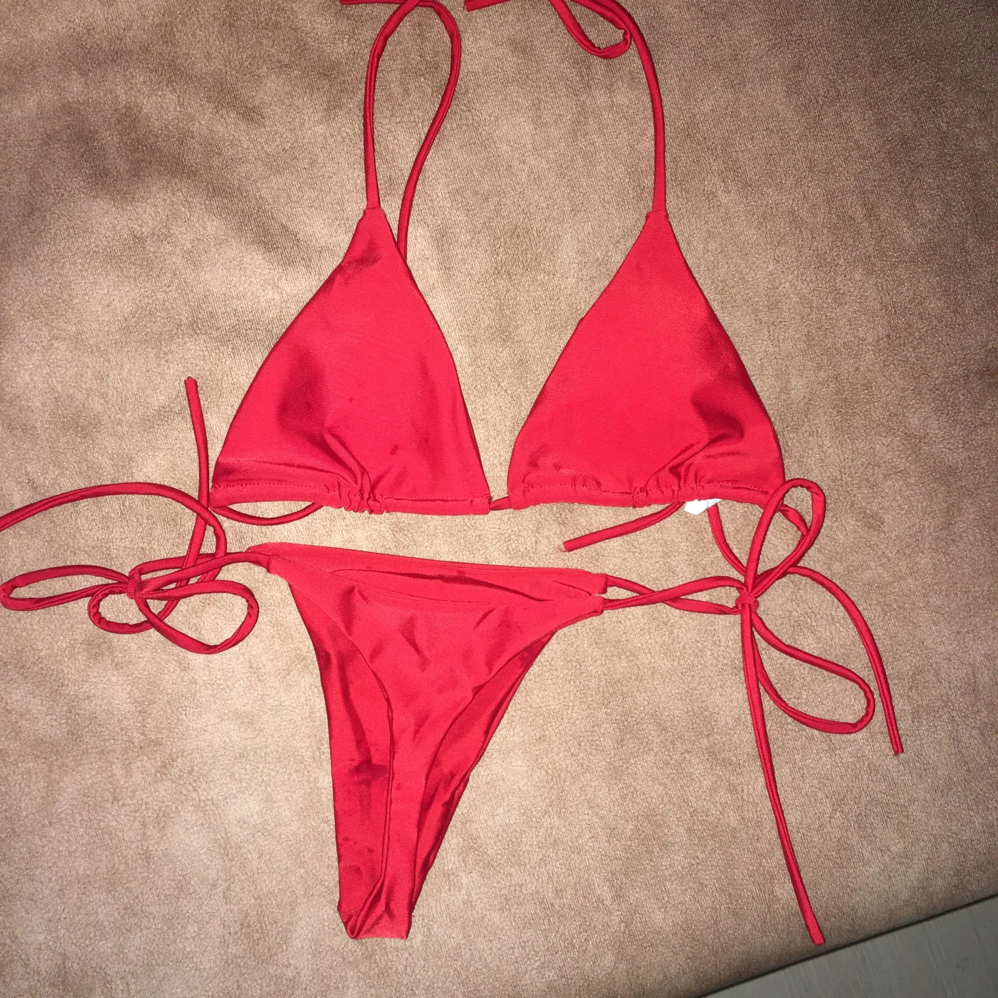 Summer Sexy Solid Mirco Bikini Sets Women Tie Side G-String Thong ... Summer Sexy Solid Mirco Bikini Sets Women Tie Side G-String Thong ...
