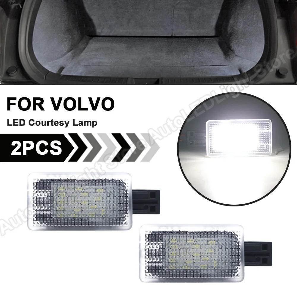 2pcs For Volvo V40 V40cc V60 S60 S80 Xc40 Xc60 Xc90 Led Courtesy ...