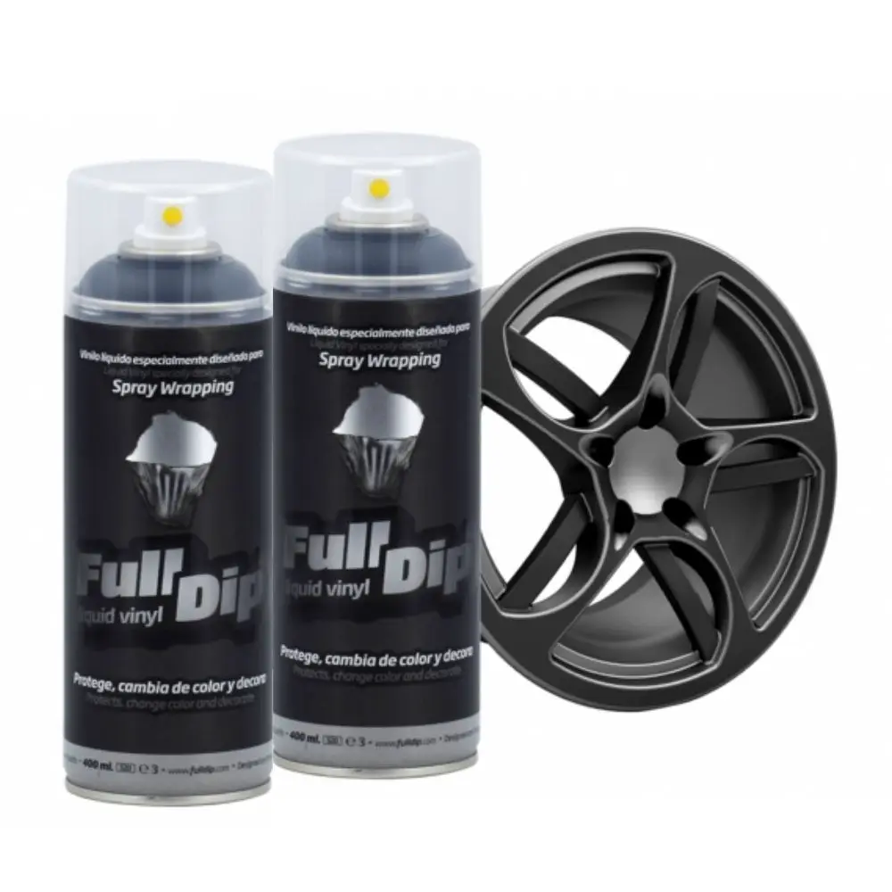PACK 2 SPRAY FULL DIP BLACK MATE PLASTIDIP| | - AliExpress
