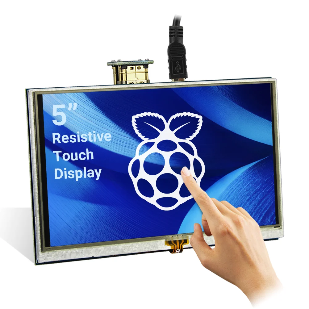 Elecrow Lcd 5 Inch Raspberry Pi Display Touch Screen Hd 800x480 5 ...