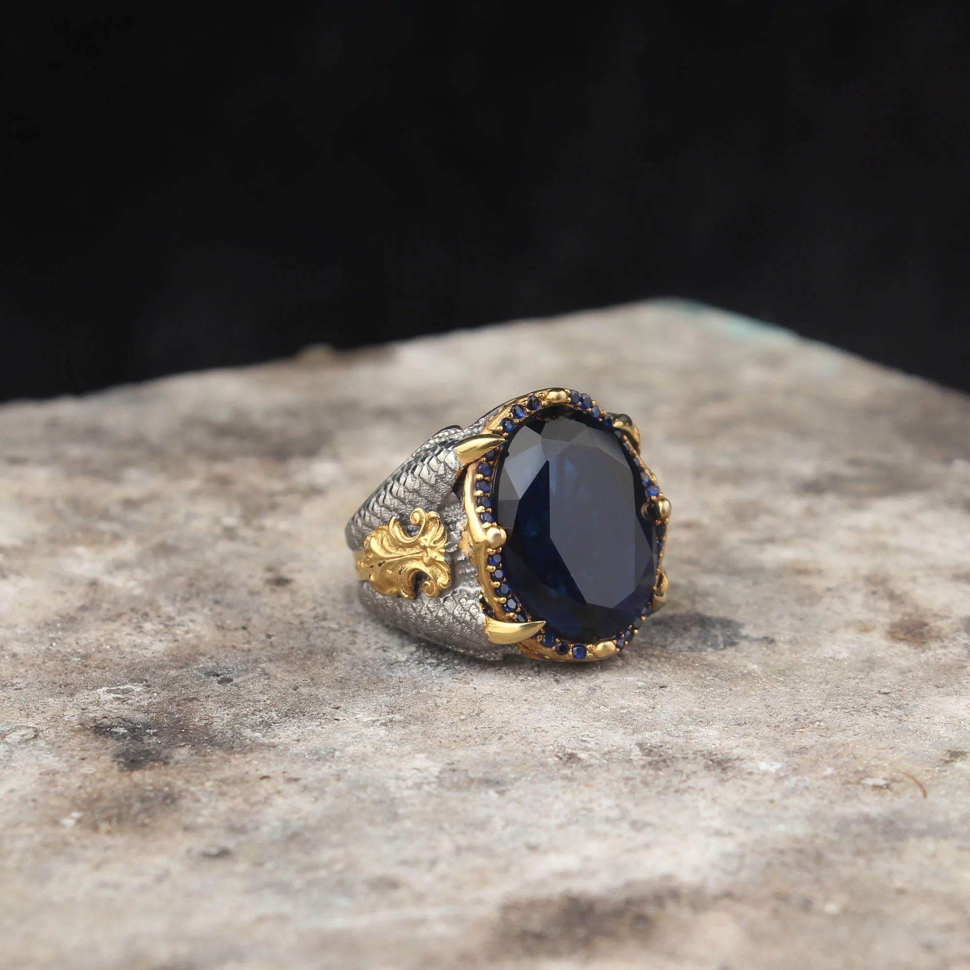 925 Sterling Silver Claw Ring, Eagle Claw Men Ring, Dragon Claw Silver ...