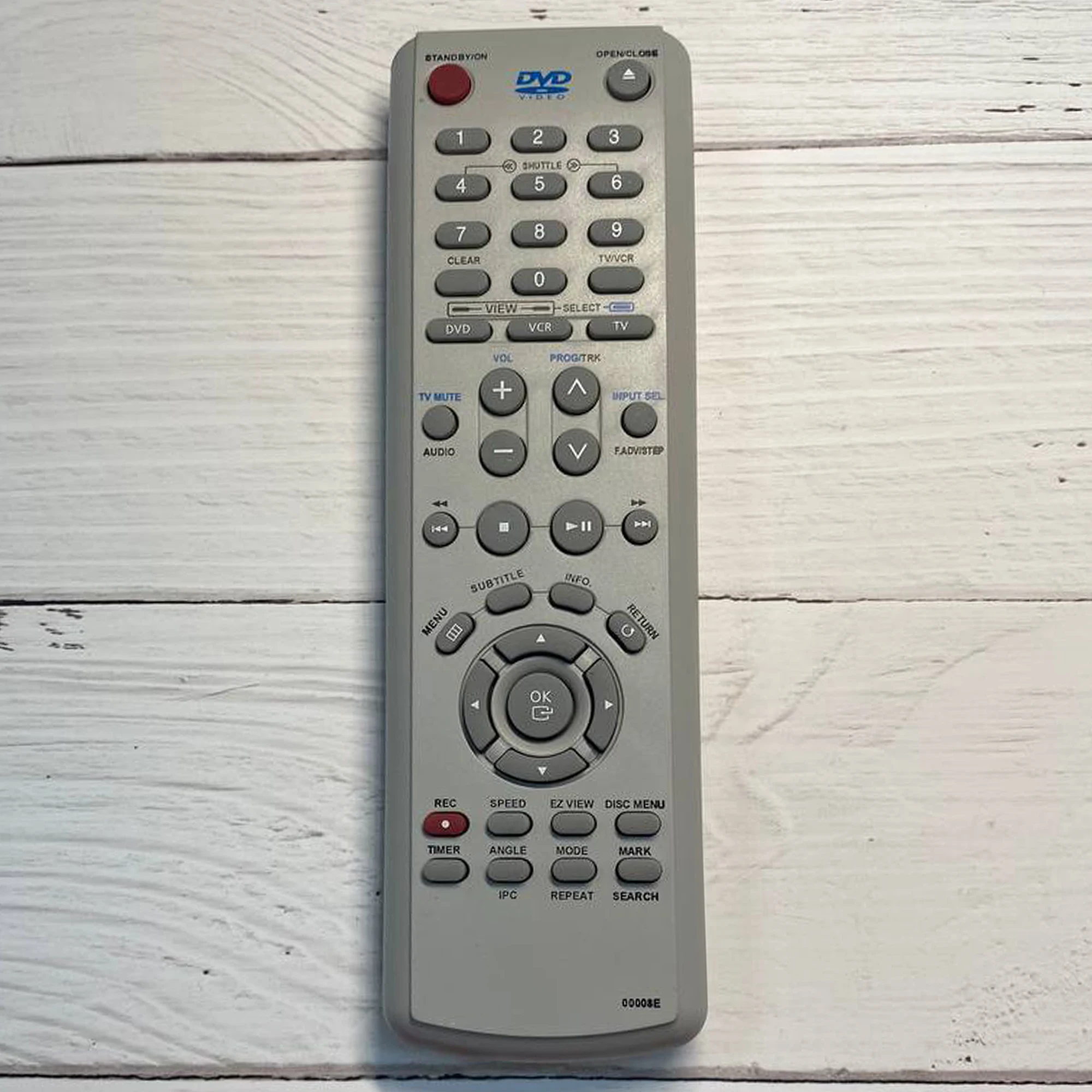 Remote Control Samsung 00008e Dvd Sv-dvd40 Sv-dvd40b Sv-dvd50 Sv-dvd55 ...