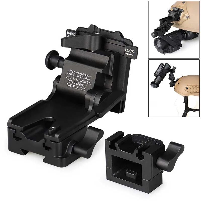 Military-Night-Vision-Goggles-Bridge-Bracket-Metal-NVG-Arms-Mount-for ...