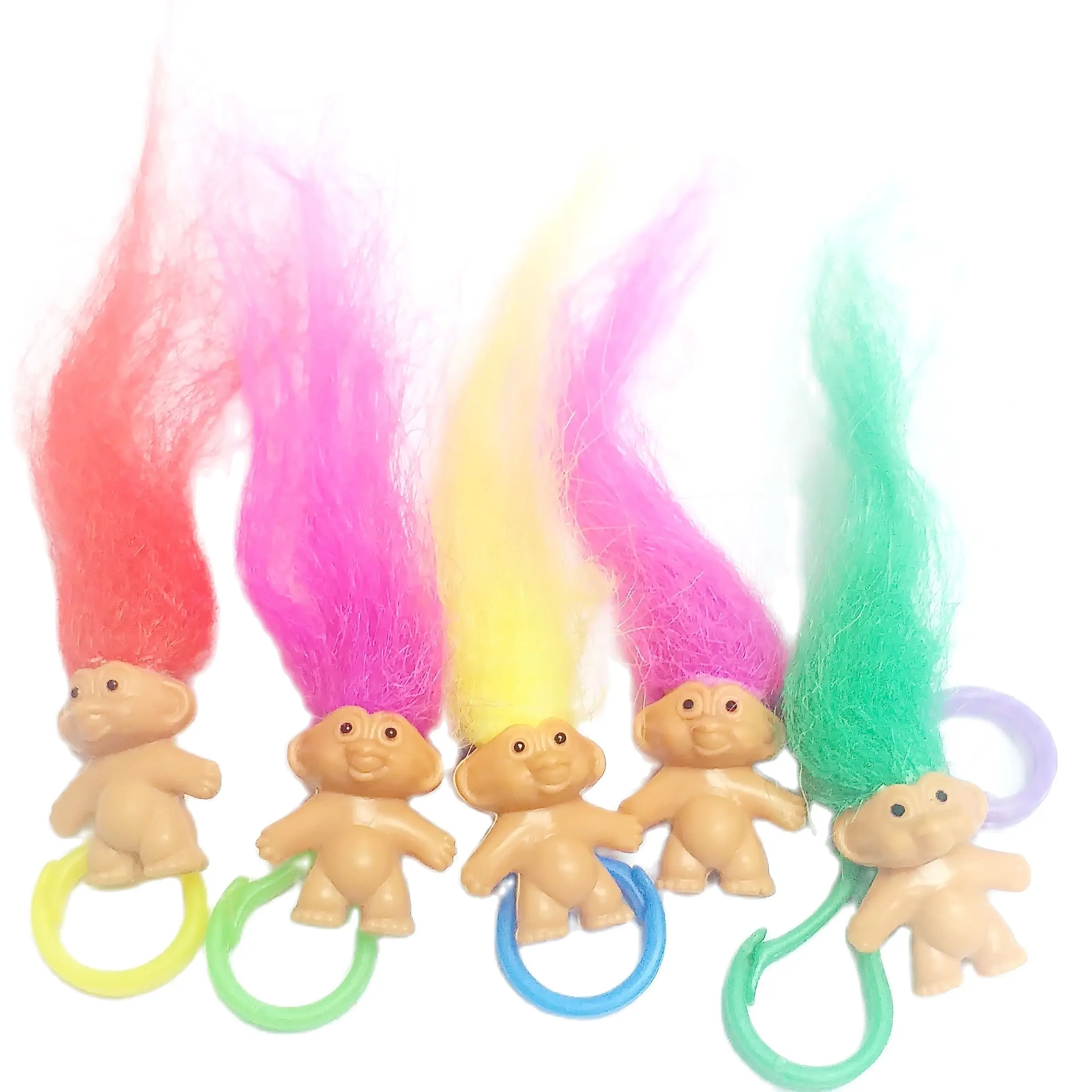 Lot Of 80 Pcs 2.5cm Lucky Troll With Plastic Clip Fun Party Favor ...