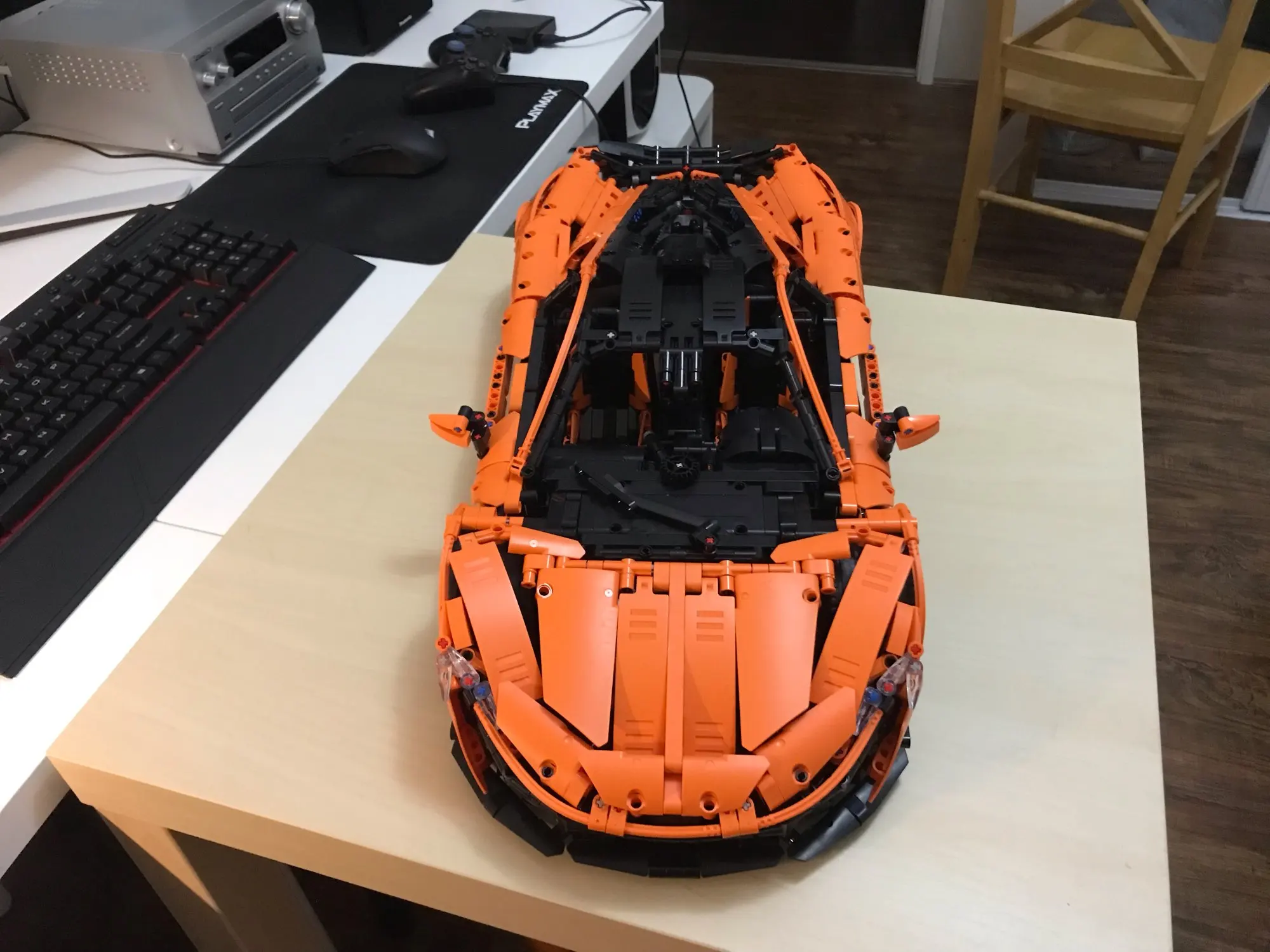 Mould King 13090 McLaren P1 Technic 13090 Super Hyper Race Car 1:8 With Motor 3302Pcs Building ...