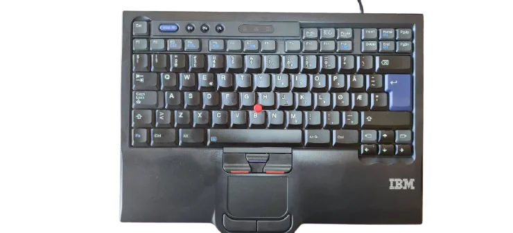 IBM Lenovo SK8845-RC Ultranav Keyboard SK-8845 Trackpoint Thinkpad USB ...