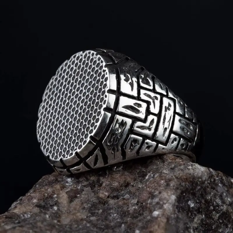 Sterling Silver Men Cukur Sequence Ring Yamac Kocovali Ring Çukur ...