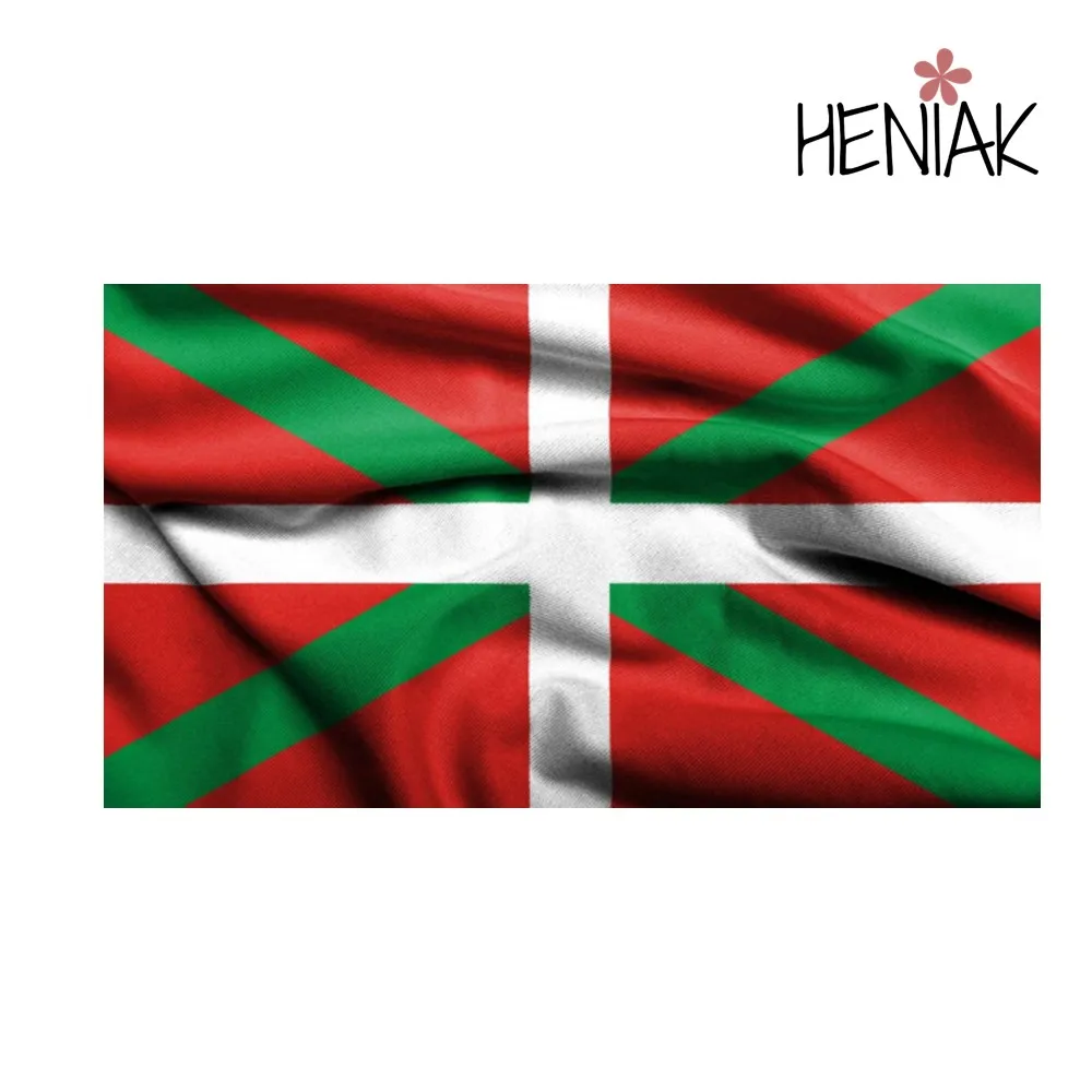 Bandera Ikurriña Pais Vasco 150 cm x 90 cm Euskadi tela tipo poliester ...