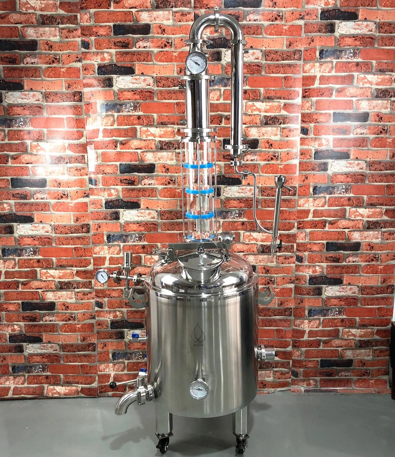 Moonshine Still 120l Steam Jacket Stainless Steel 304 Boiler And 4 ...