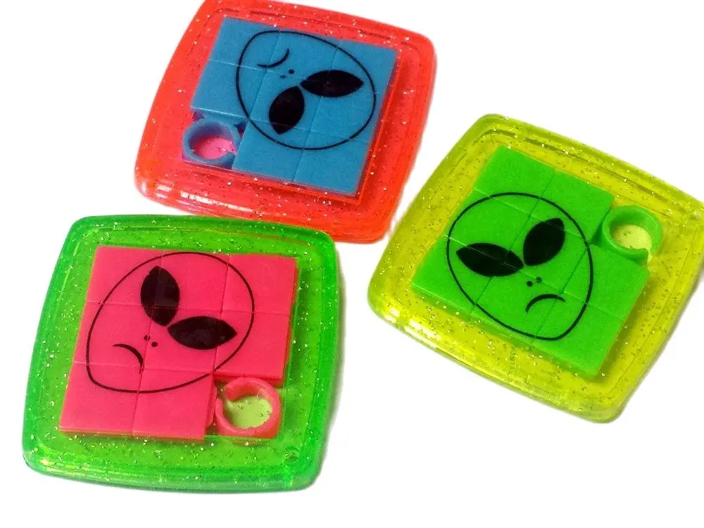 8x Alien Slider Puzzle 782 Vintage Favour Pinata School Bag Filler Loot ...