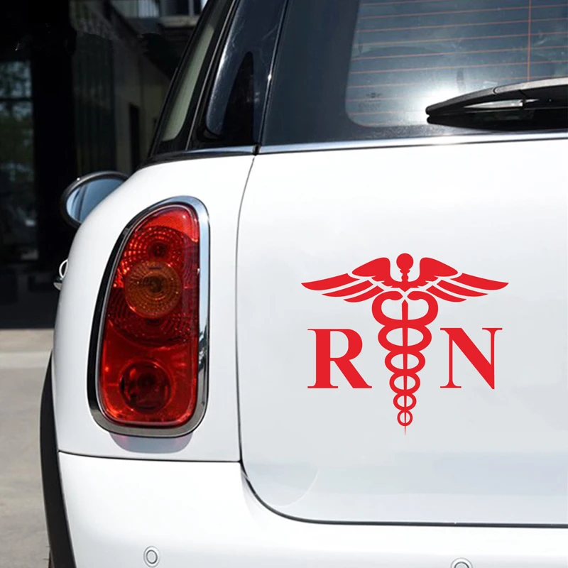 Registered Nurse Symbol Red