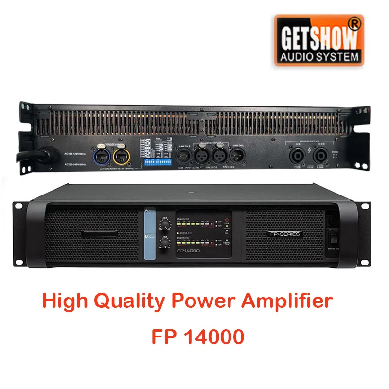 High Quality 2 Channel 2x2350 Watts Class FP14000 Line Array Sound System Audio Professional ...