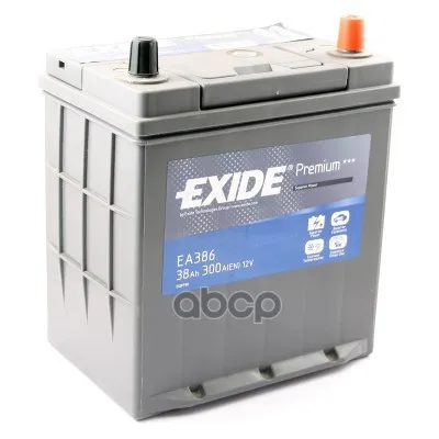 Battery Exide Premium 12v 38ah 300A ETN 0 (R) korean B1 187x127x220mm ...