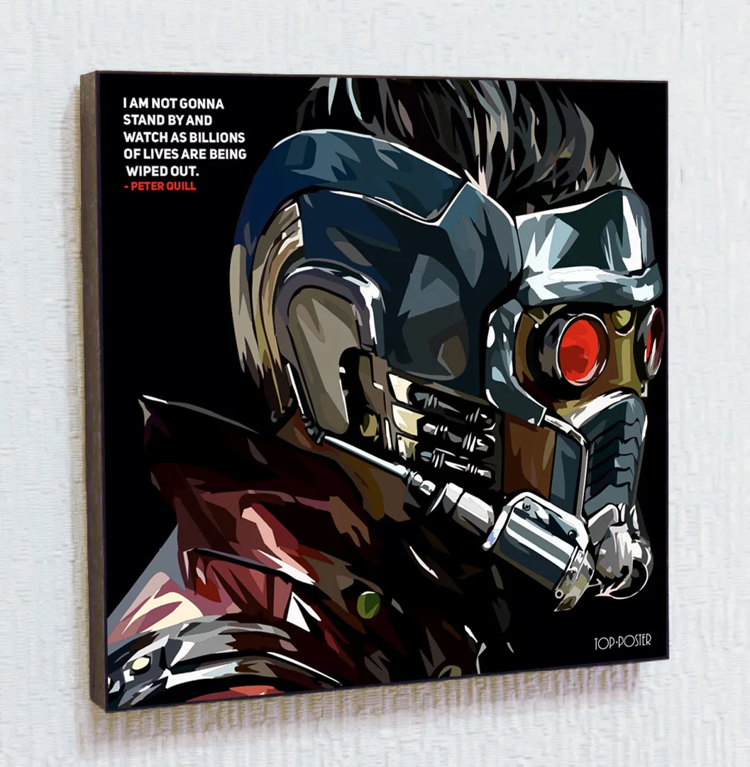Star Lord Helmet Poster