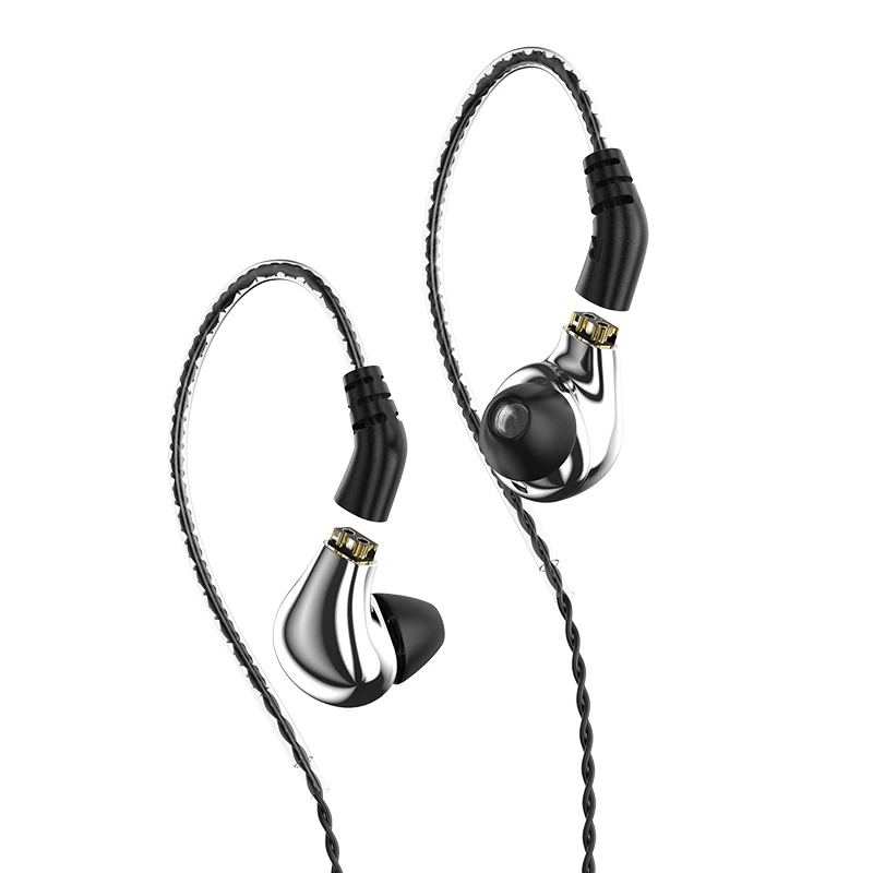 BLON BL03 10mm Carbon Diaphragm Dynamic Driver HIFI In Ear Monitor Wired Earphone Gaming ...