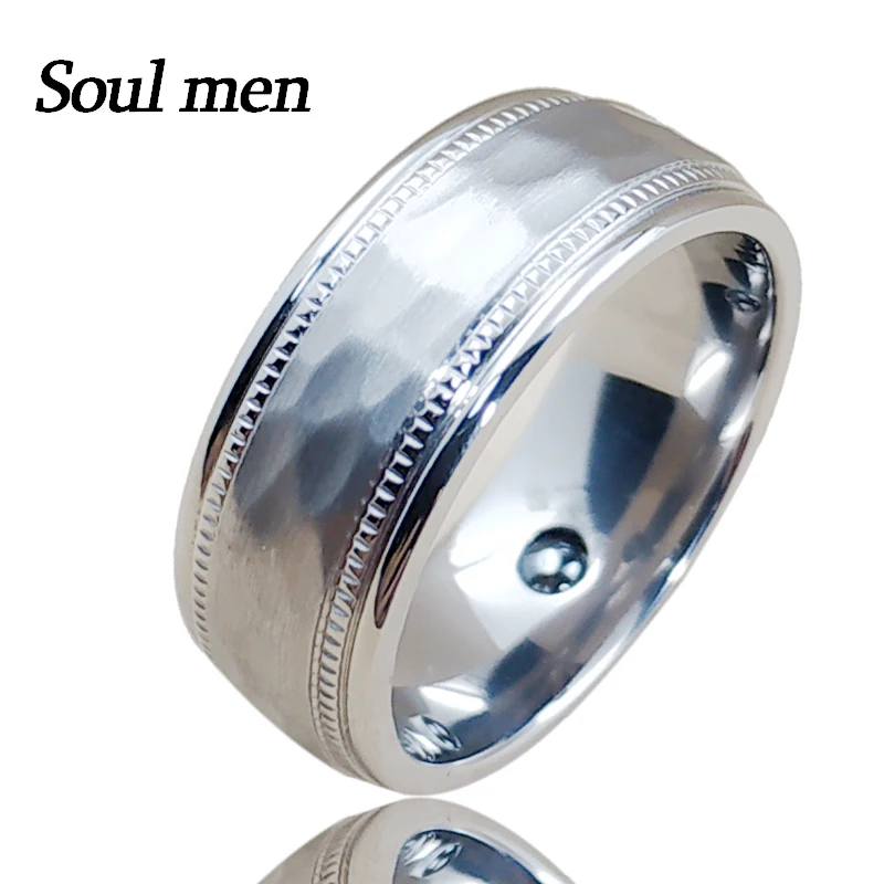 8mm-Pure-Titanium-Rings-for-Men-Women-with-Healthy-Germanium-Stone ...