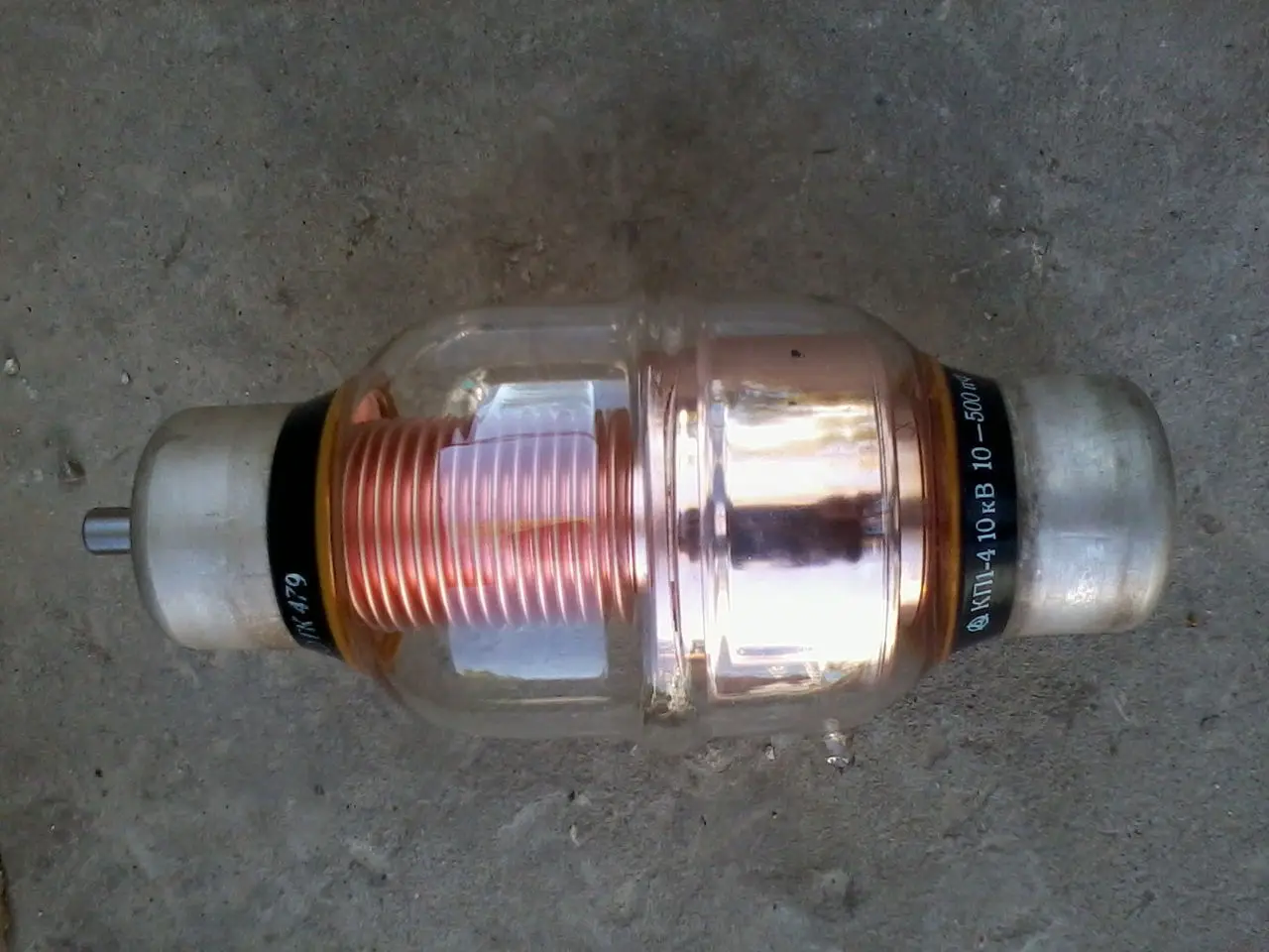 Kp1-4 Russian Soviet Vacuum Variable Capacitor 10-500pf 10 Kv 50a Nos ...