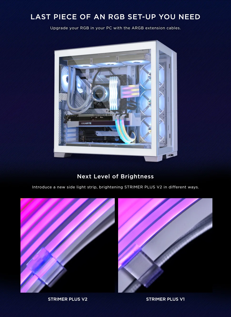 Lian-li Endereçável Rgb Strimer Plus V2 24 Pinos - Cabos E Conectores ...