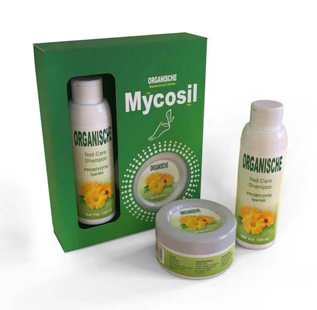 Mycosil Nail Fungus Set Cream + Shampoo Nail Fungal Treatment Feet Care ...
