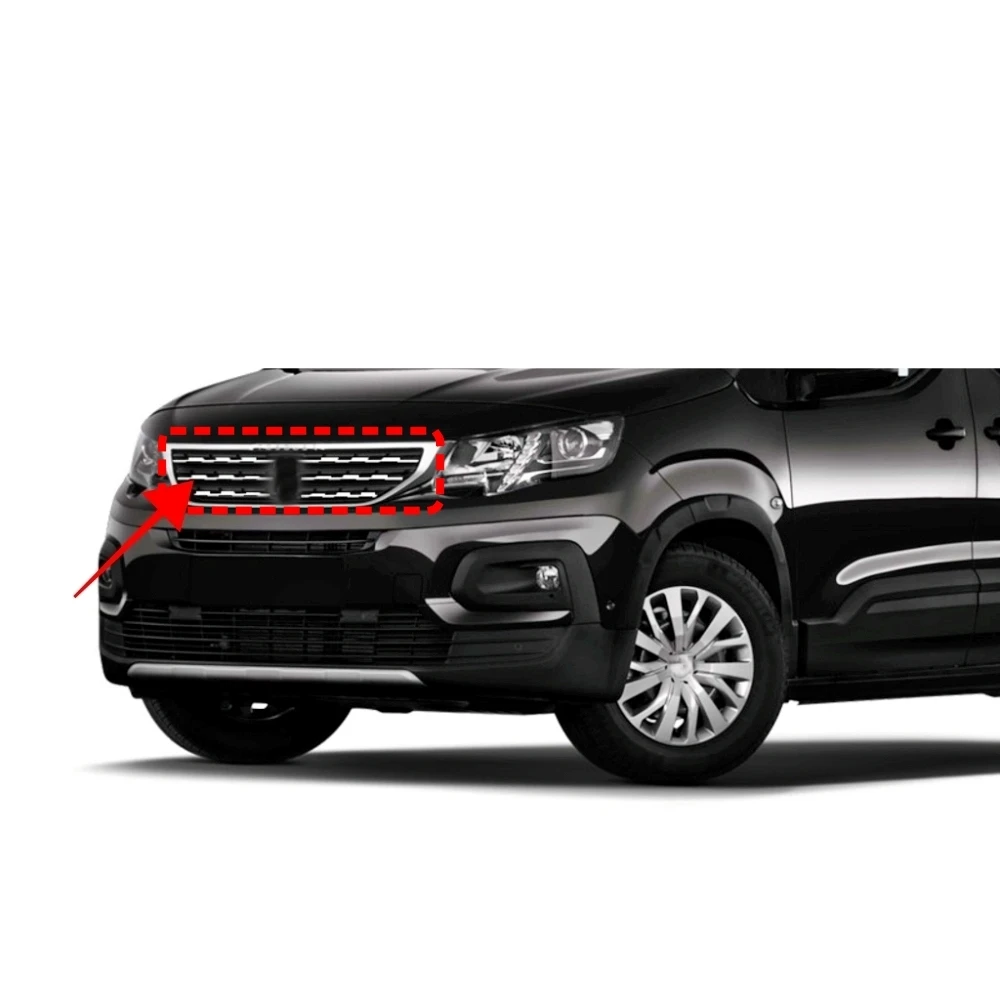 Stainless-Steel-Grille-Parts-for-Peugeot-Rifter-2019-Model-Exterior ...