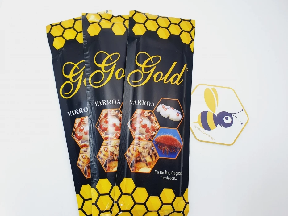 Gold Varroa Gold Varroa Strips (30% Thymola + Essential Moles) Strips ...