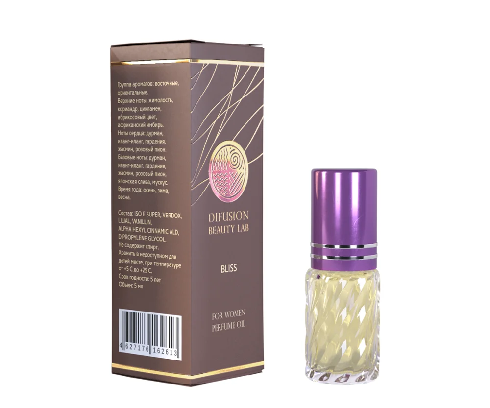 Духи На Основе Масла «Bliss» (Блаженство) Difusion Beauty Lab, 5 Мл ...