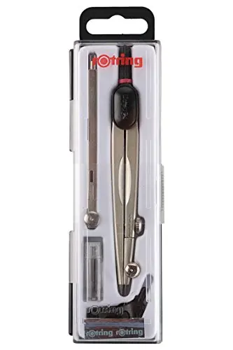Rotring (S0676540) Compact universal compass with extender and 480 mm ...