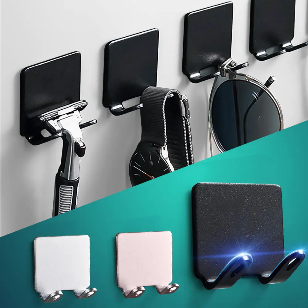 Punch Free Razor Holder Storage Hook Wall Men Shaving Shaver Shelf ...