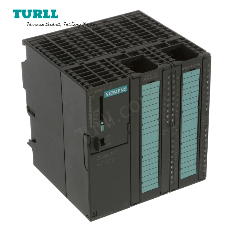 SIEMENS SIMATIC CPU 314C 2 PTP 콤팩트, mpi24 DI/16 DO 4 AI 2 AO 1 Pt100 고속 ...