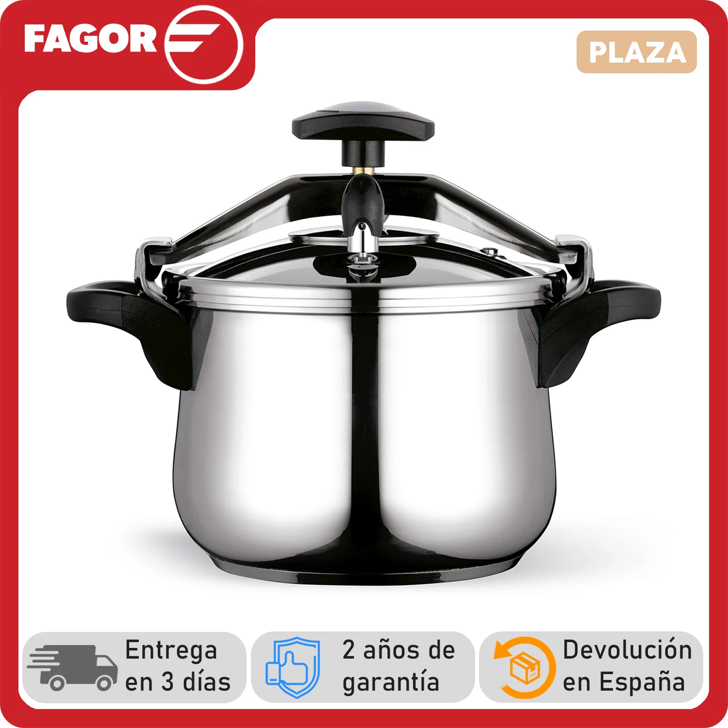 Fagor Class Fast Pressure Cooker, Stainless Steel 18/10, Suitable For ...
