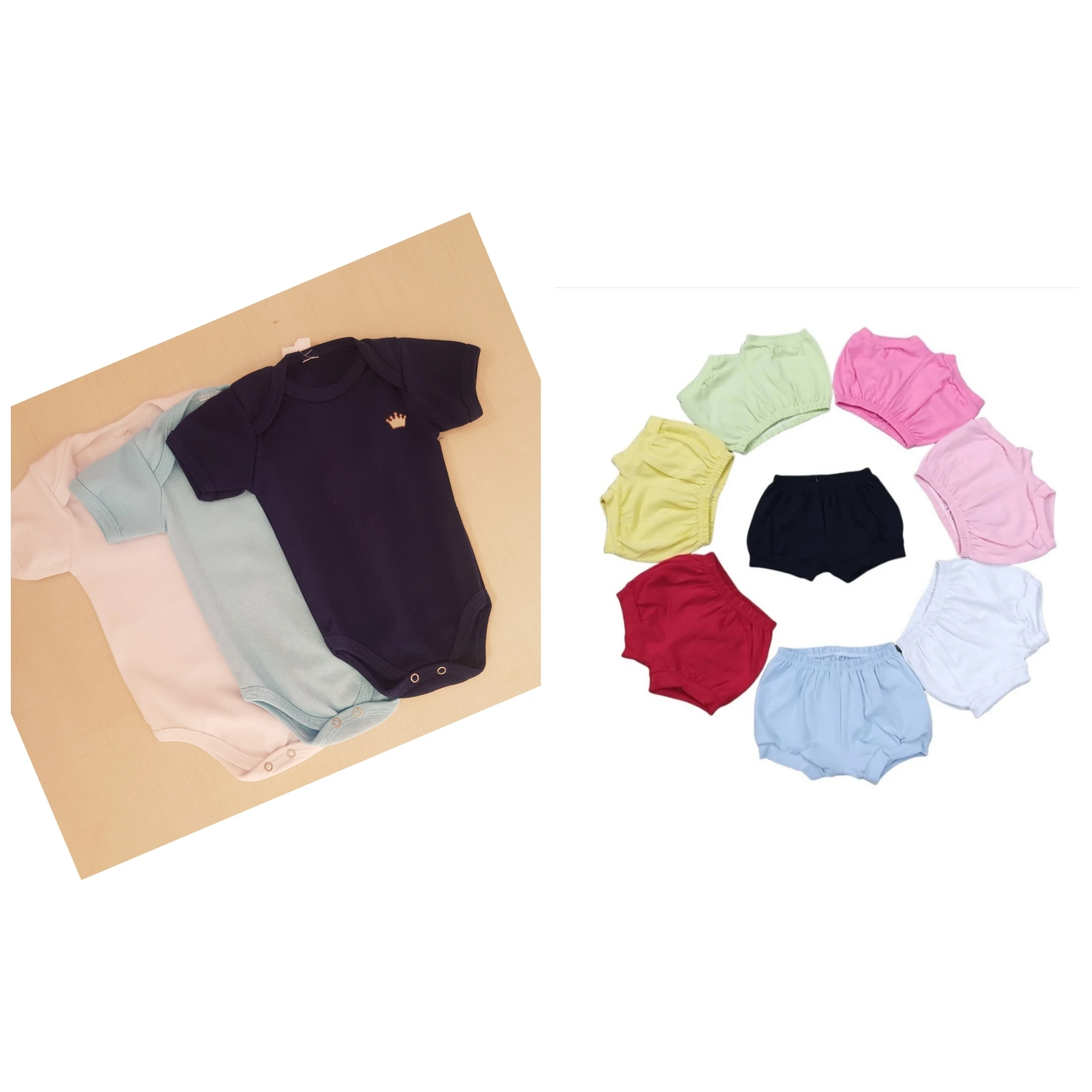 kit-3-borys-body-100-algodao-1-short-para-bebe-Super-lindo-e-confort ...