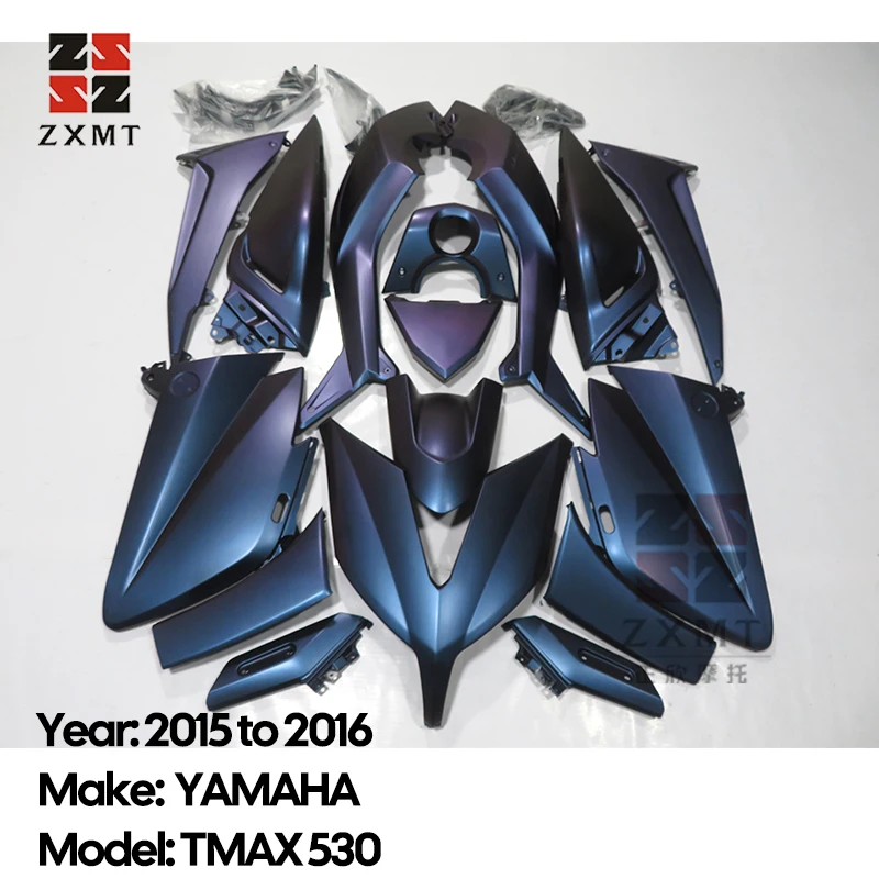 ZXMT-ABS-Plastic-Bodywork-Full-Fairing-Kit-For-2015-2016-Yamaha-TMAX ...