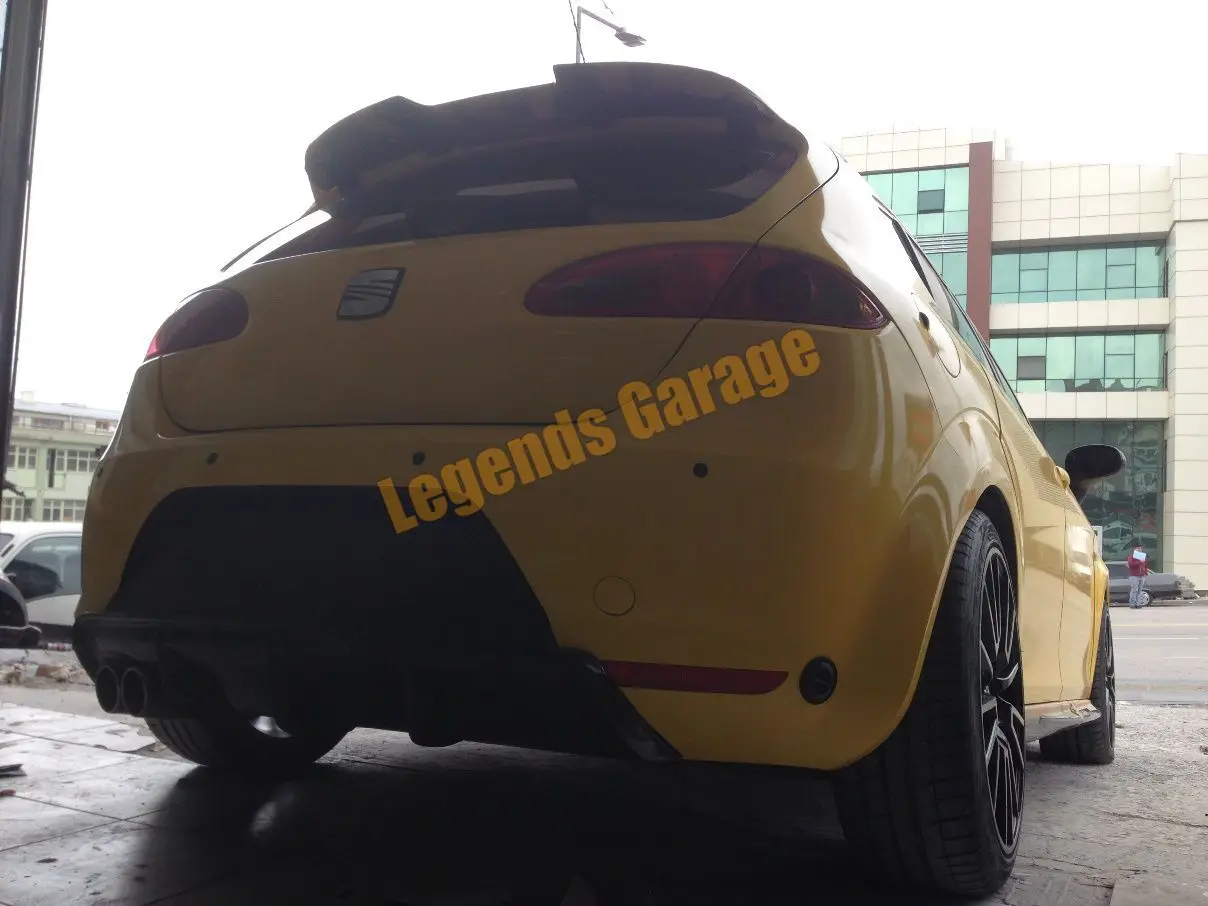 For Seat Leon Mk2 2006-2012 Models Rear Bumper Diffuser-auto Styling ...