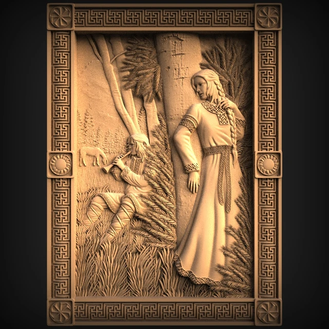 Stl Relief Model 3D Modell A Cnc Útválasztóhoz Nyomtató Artcam Aspire ...