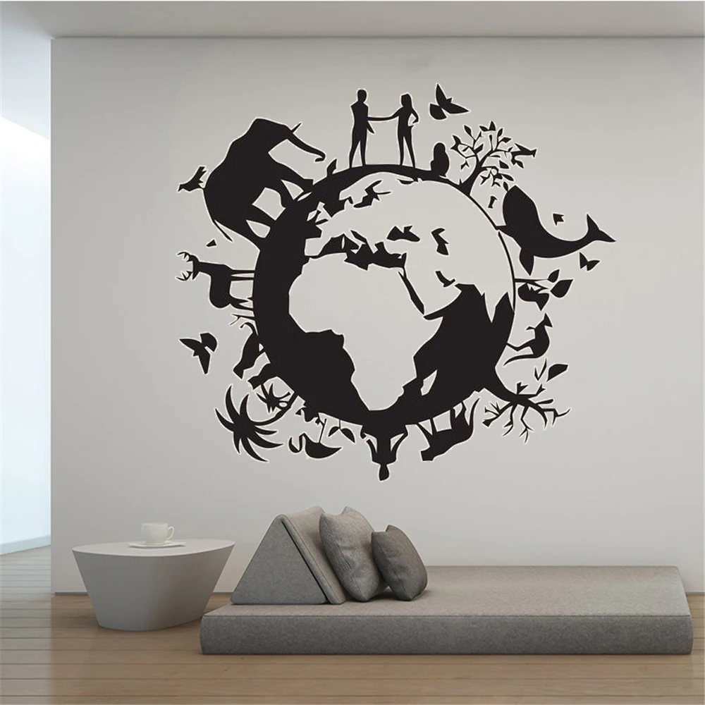 Earth Planet Wall Decals