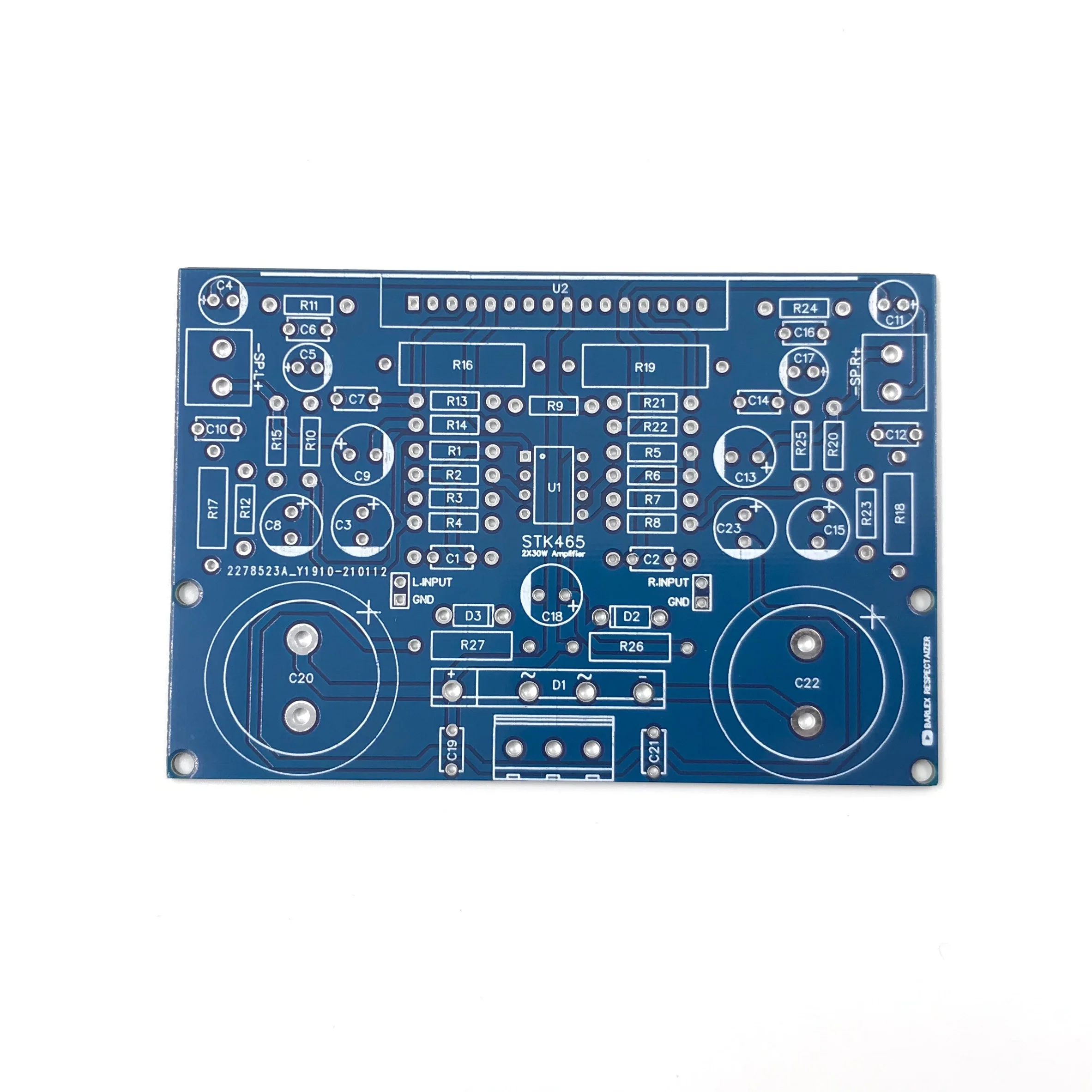 STK Amplifier STK465 Circuit Board PCB Stereo Sound Power Amp 2x30W ...