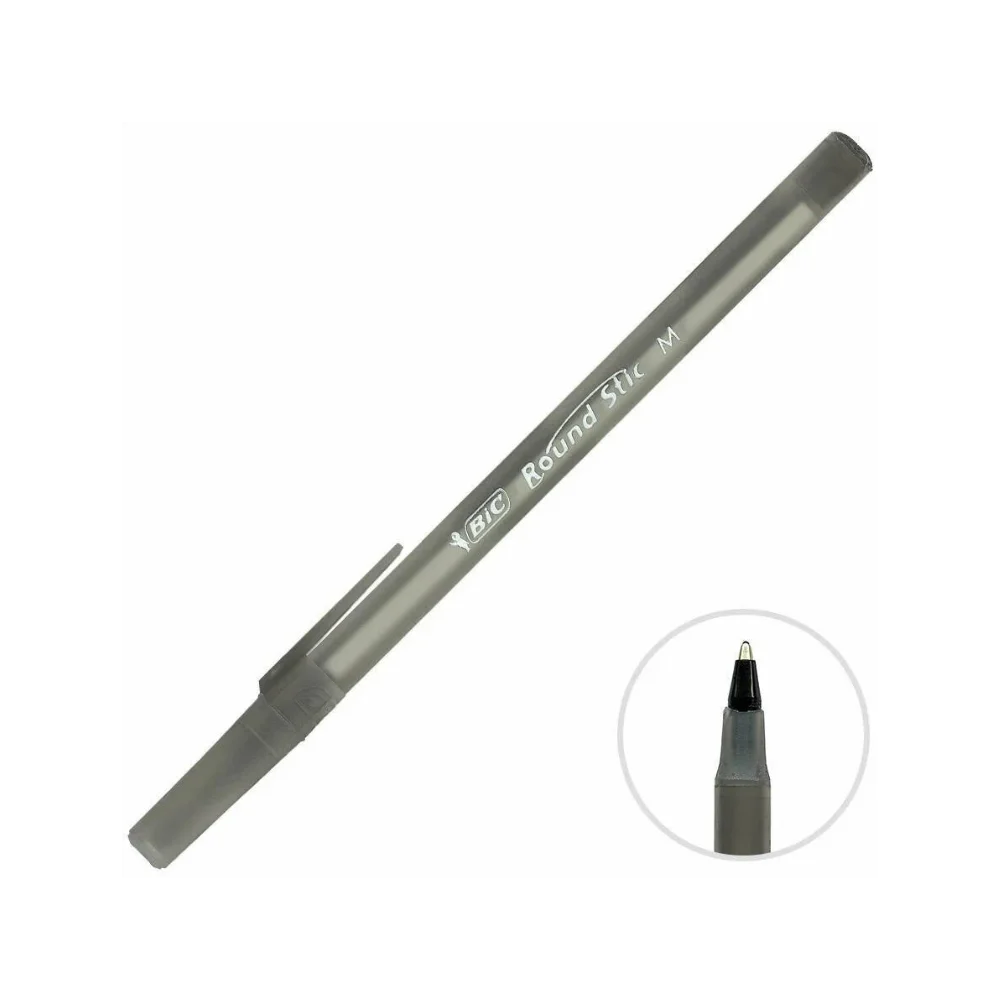 Bic Round Stic Black