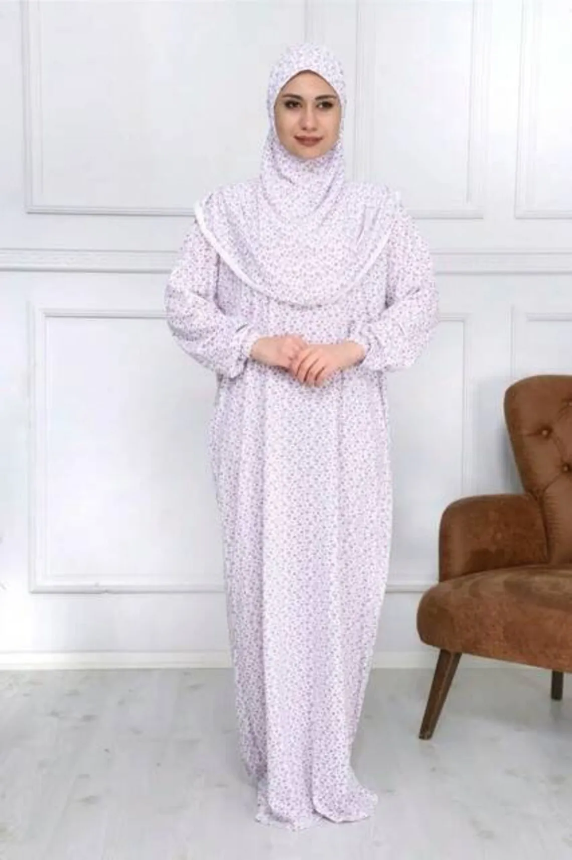 Muslim-Full-Cover-Prayer-Abaya-Dress-Freesize-Islamic-Traditional ...