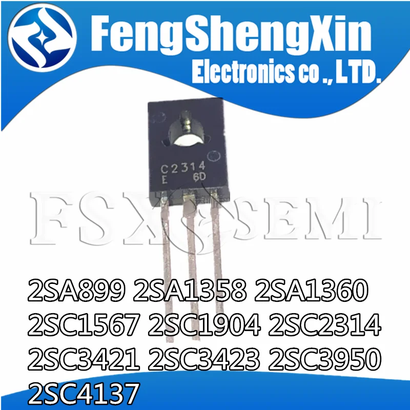 10pcs 2sc3950 To-126 C3950 To-126f 2sc2314 2sc1904 2sa899 2sc4137 2sc3423 2sc1567 2sa1358 ...