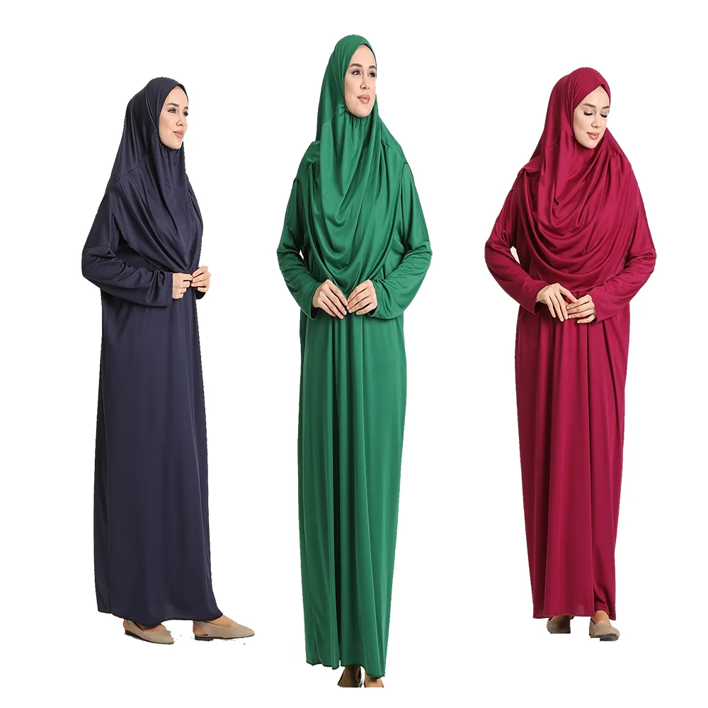 Turkey-Muslim-Prayer-5-Color-Garment-Dress-Women-Hijab-Long-Abaya-Gown ...