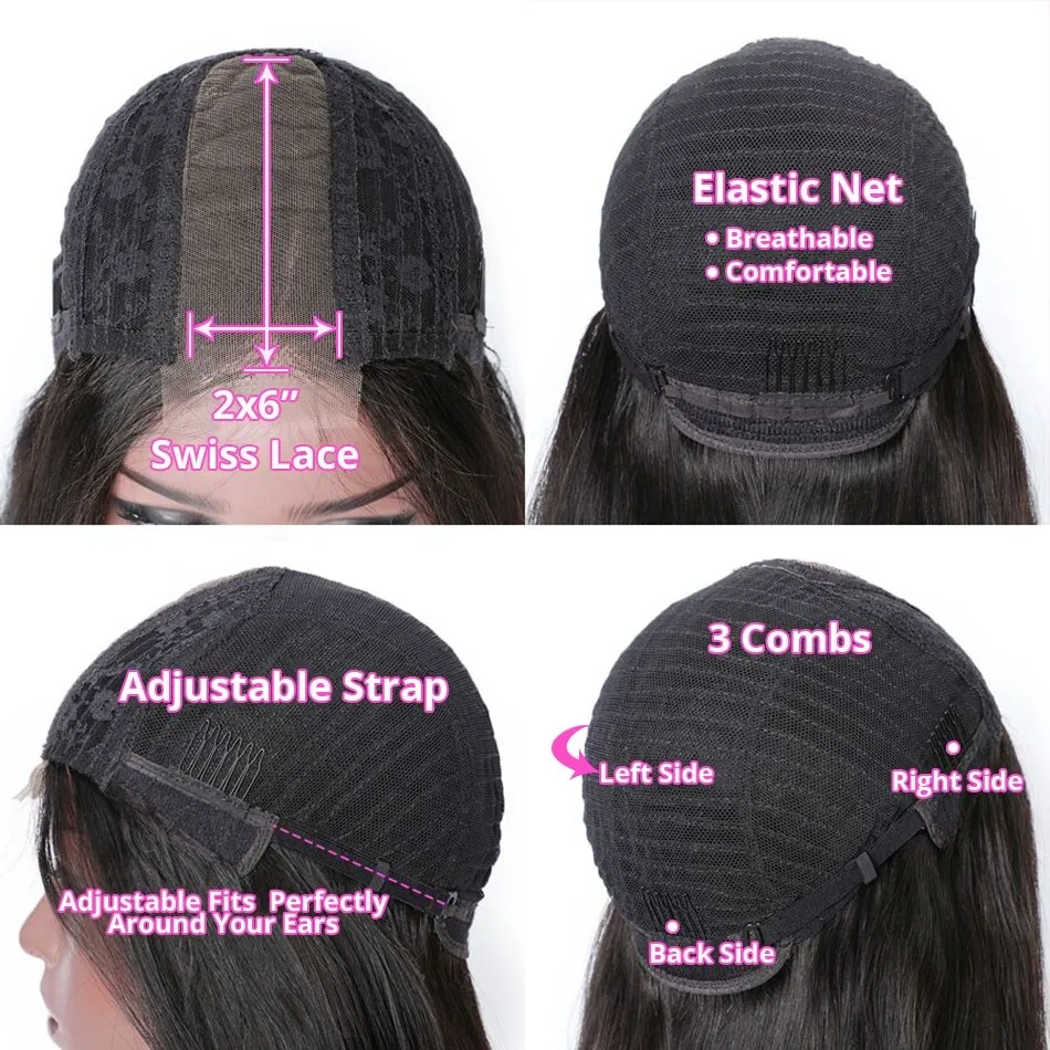 Парики из натуральных волос на шнуровке, 2X6, Kim K, короткий парик-Боб ...